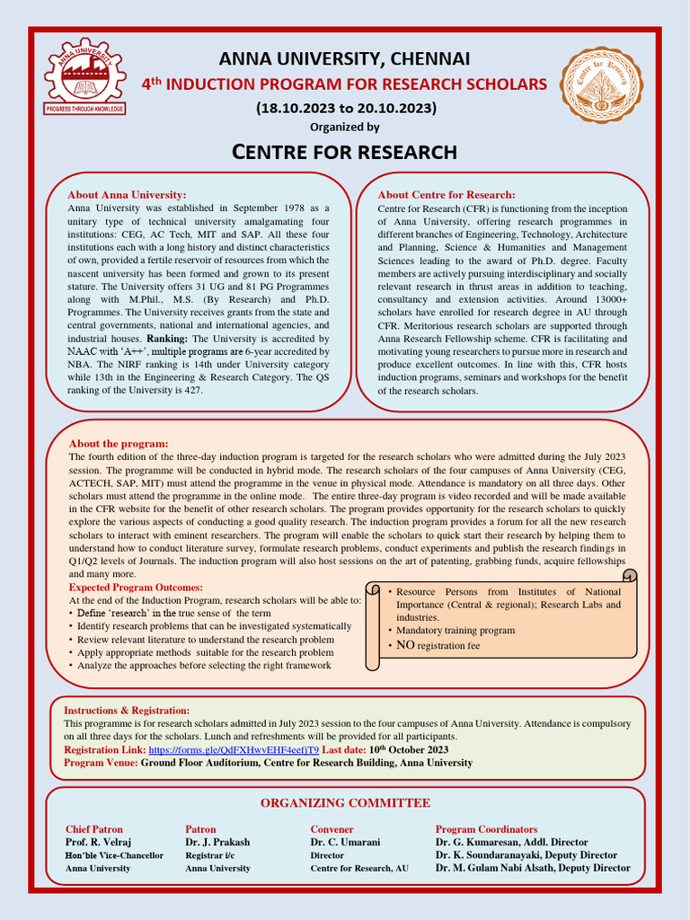 Ip4 Brochure Schedule | PDF | Science