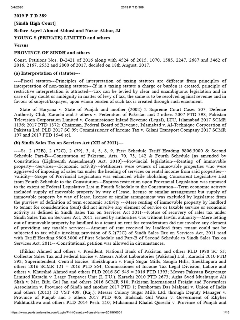 2019 PTD 389 | PDF | Taxes | Lease