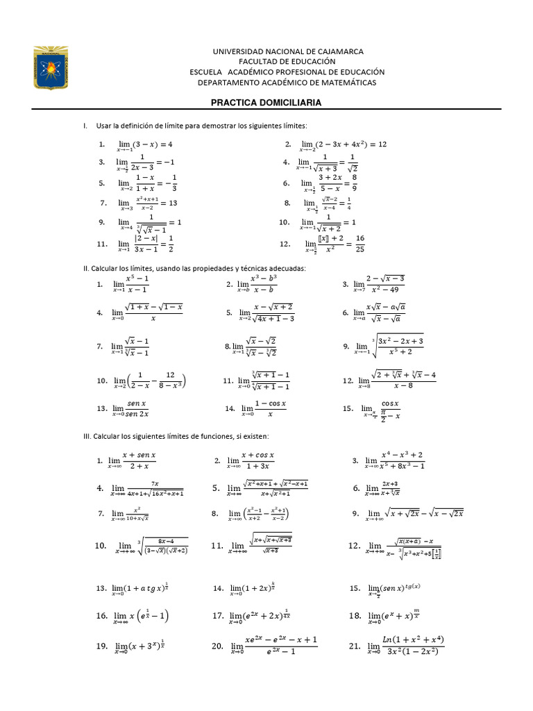 Practica para Practicar | PDF | Matemáticas