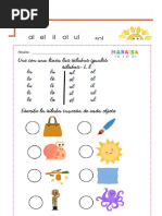 Taller de Refuerzo Sílabas Inversas As Es Is Os Us | PDF