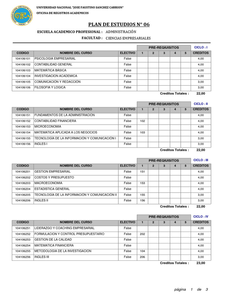 PlanEstudios 1041 06 | PDF | Liderazgo | Negocios económicos
