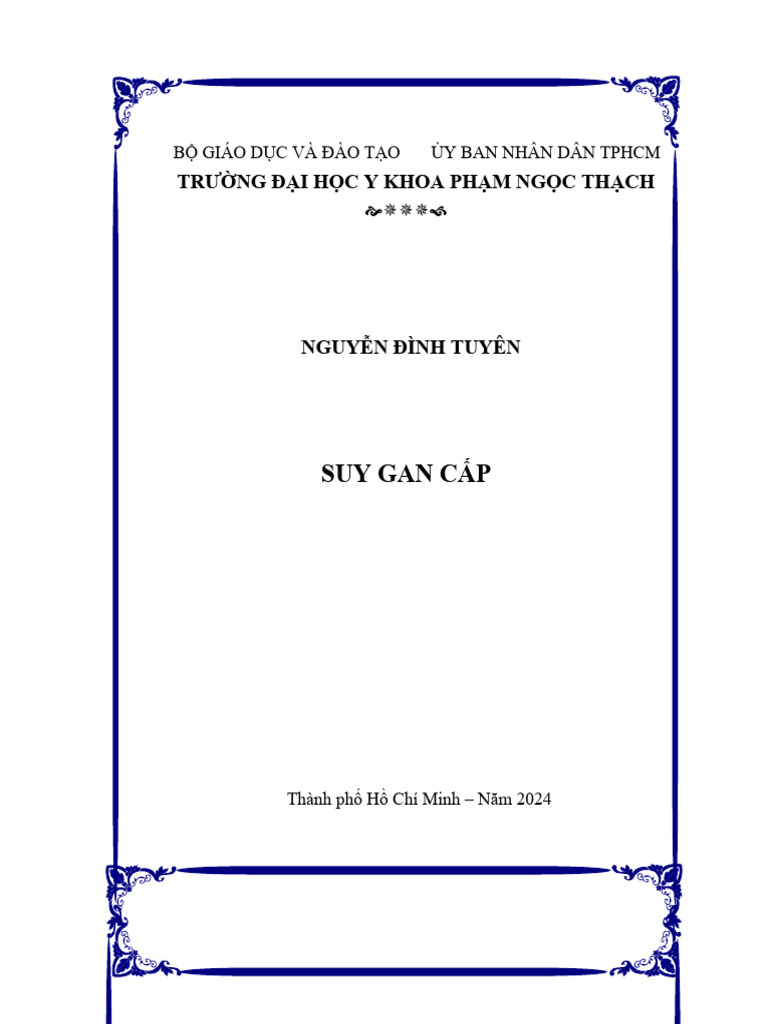 Suy gan cấp (new) | PDF