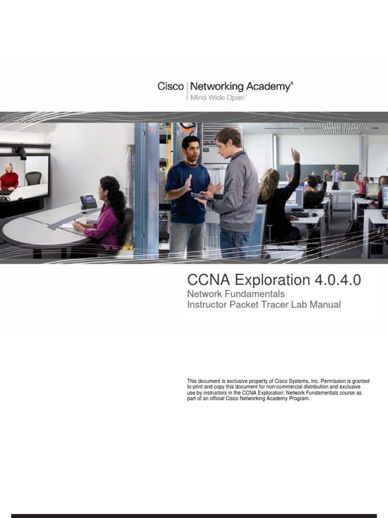 CCNA Exploration 4.0.4.0 Instructor Packet Tracer Lab Manual | PDF