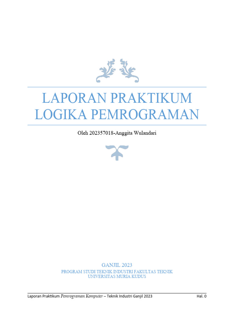 Laprak Ke - 9 - 202357018 | PDF