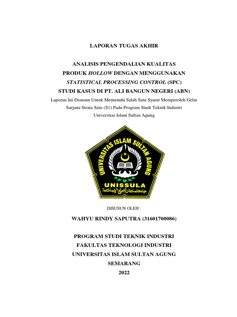 Analisis Kualitas Produk di PT. ABN | PDF