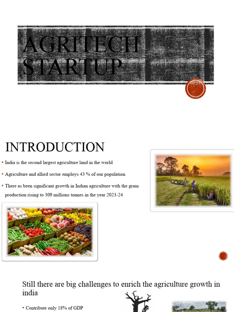 Agritech Startup 1 | PDF