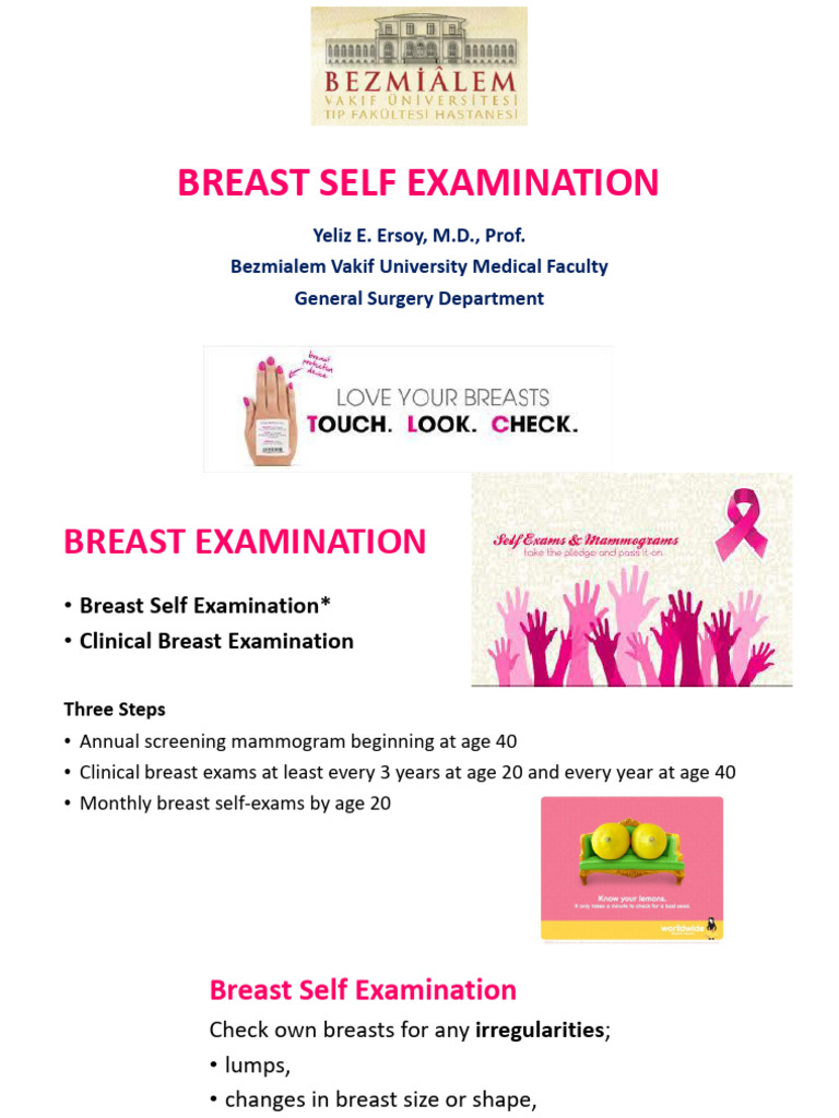 E2- BREAST SELF EXAMINATION | PDF