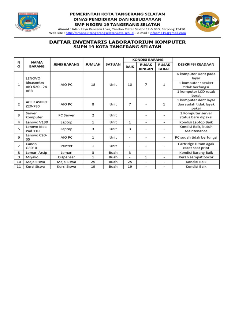 Administrasi Lab Komputer | PDF