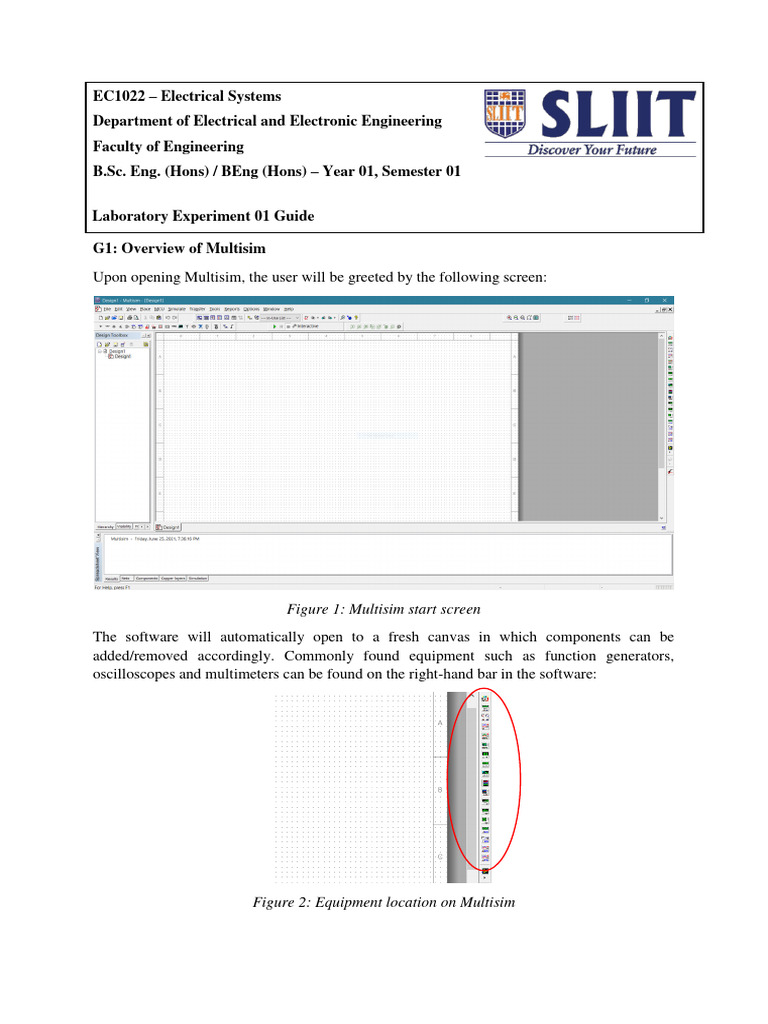 EC1022 Lab 1 Guide | PDF | Amplitude | Electrical Engineering