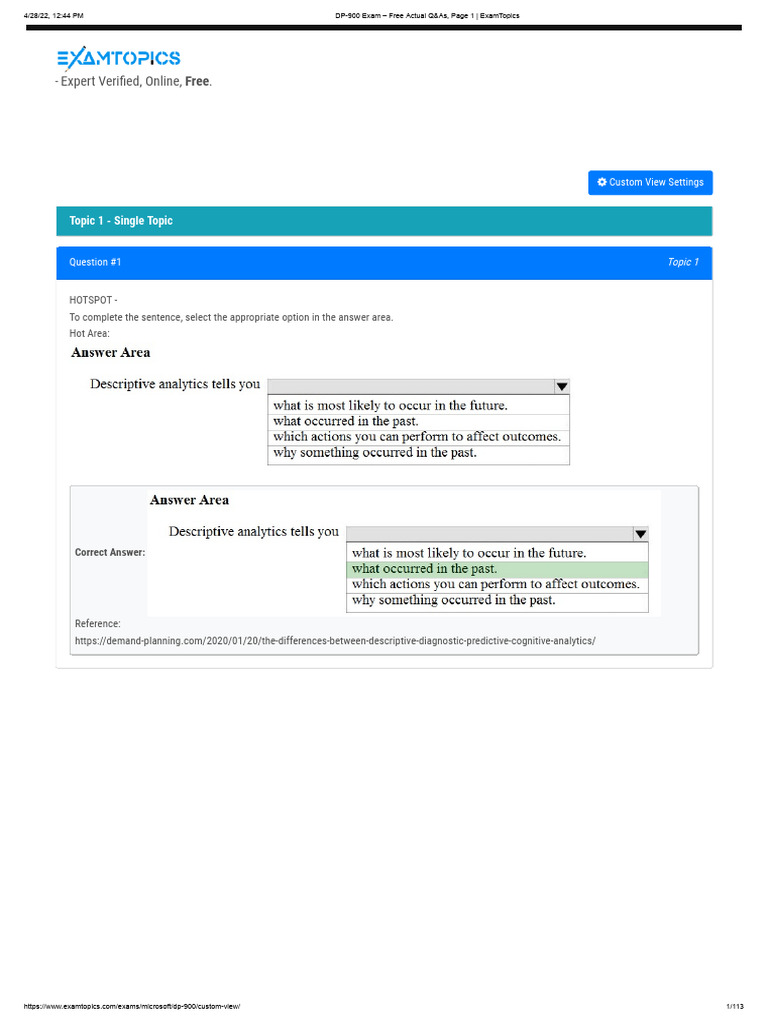 DP 900 | PDF | Databases | Data Management Software