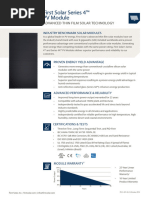 Series 7 FT1 Datasheet | PDF | Photovoltaics | Solar Panel