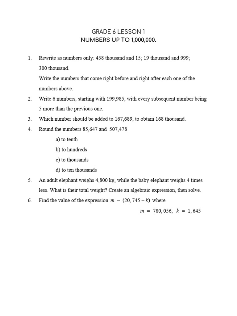 Into Math Grade 6 Practice 1 | PDF | Number Theory | Mathematical Concepts