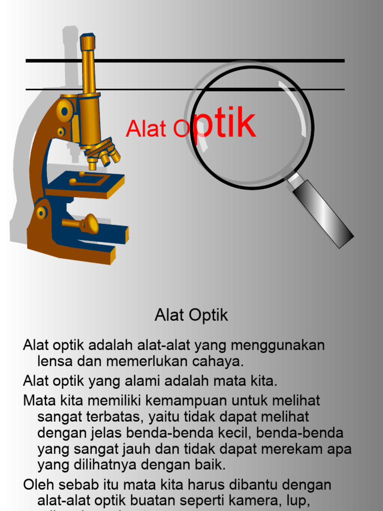 Alat Optik | PDF