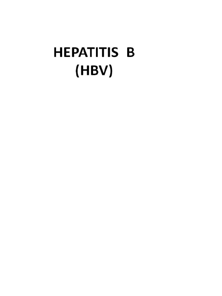 Hepatitis B | PDF