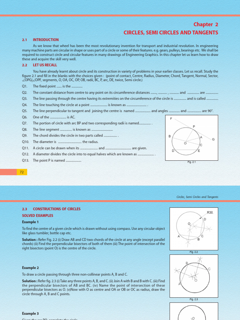 Chapter-2 EG | PDF | Circle | Perpendicular