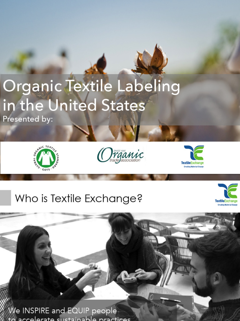 Organic-Labeling-Webinar - 4 11 17 | PDF | Textiles | Cotton