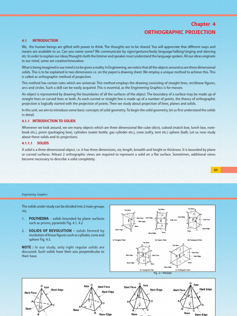 Chapter-4 Solids | PDF | Tetrahedron | Cartesian Coordinate System