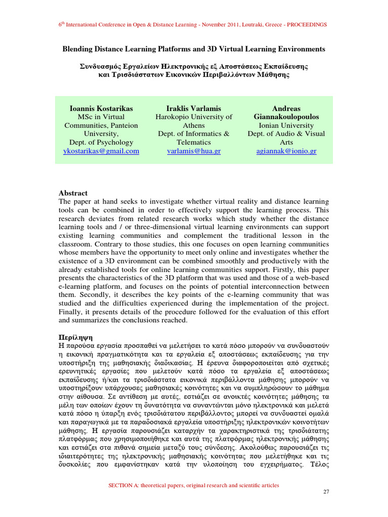 Blending Distance Learning Platforms and | PDF | Educational Technology | Moodle