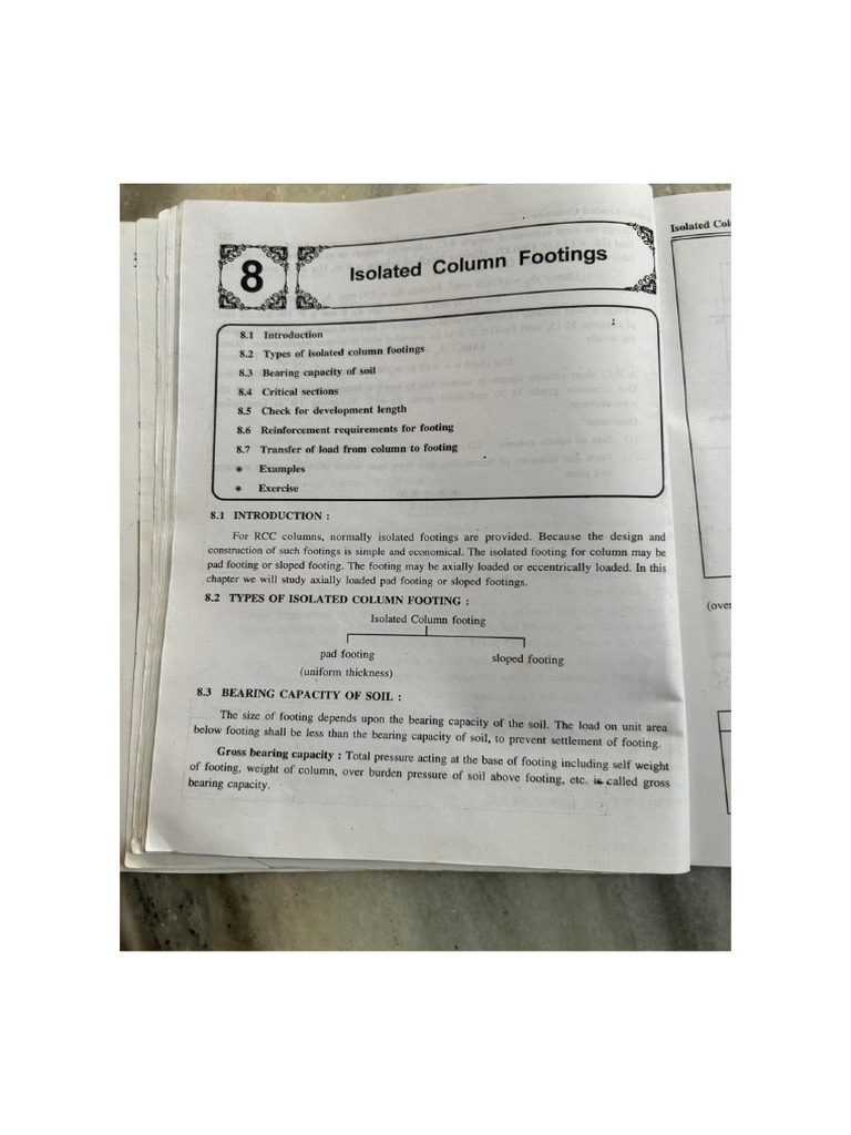 Isolated Column Footing | PDF