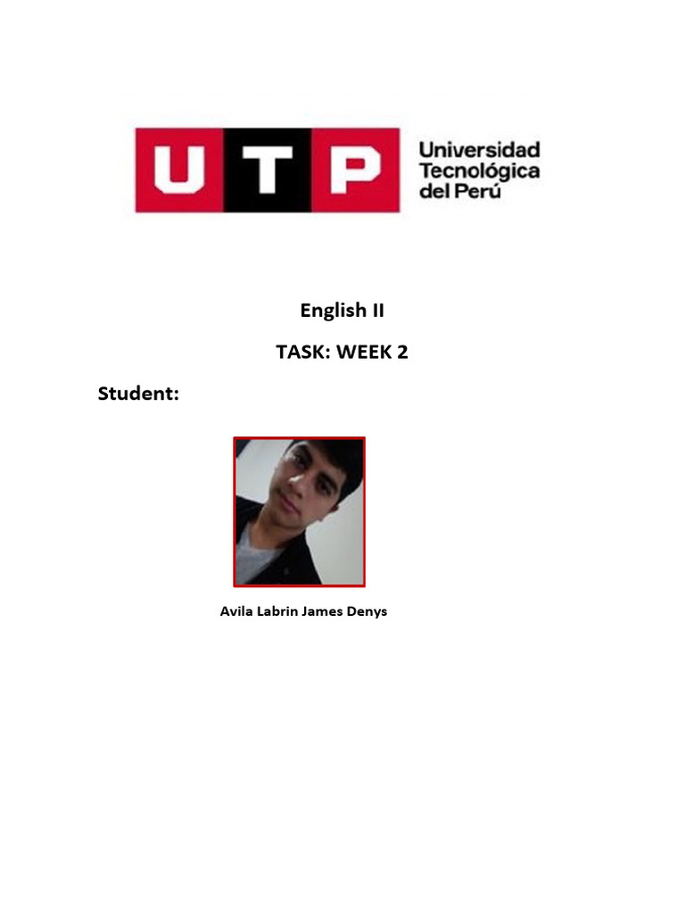 Task - Week02 - My Daily Routine | PDF