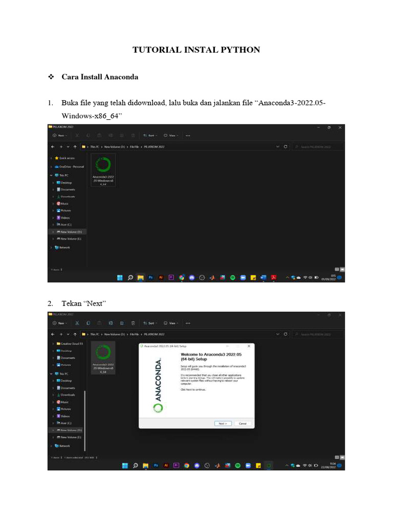 Tutorial Install Python | PDF Tutorial Install Python | PDF