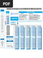 PRC Answer Sheet Sample 001 | PDF | Tests | Test (Assessment)