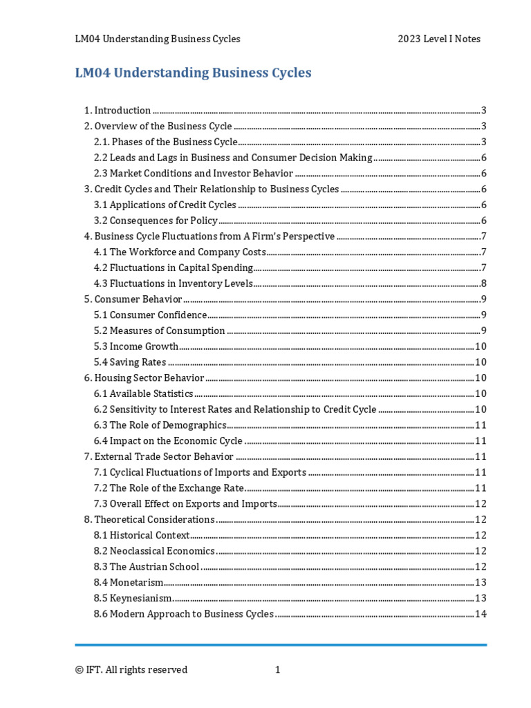 Understanding Business Cycles | PDF | Business Cycle | Fiscal Policy