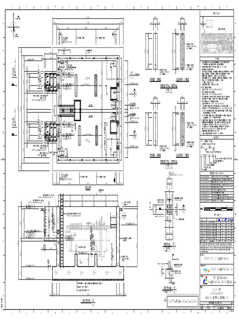 26071-203-DB-160-00071 - 030 - Drum Pit (Z-160-06&08) Plan & Section ...
