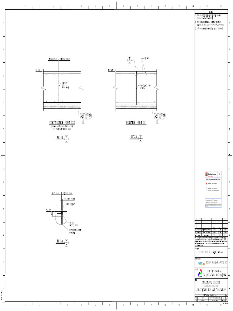 26071-100-d0-000-00003 - 000 - Structural Conc STD DWG Joint Details ...