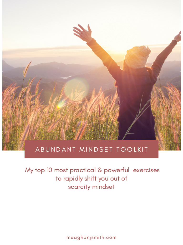 abundant-mindset-toolkit | PDF | Mindset | Thought
