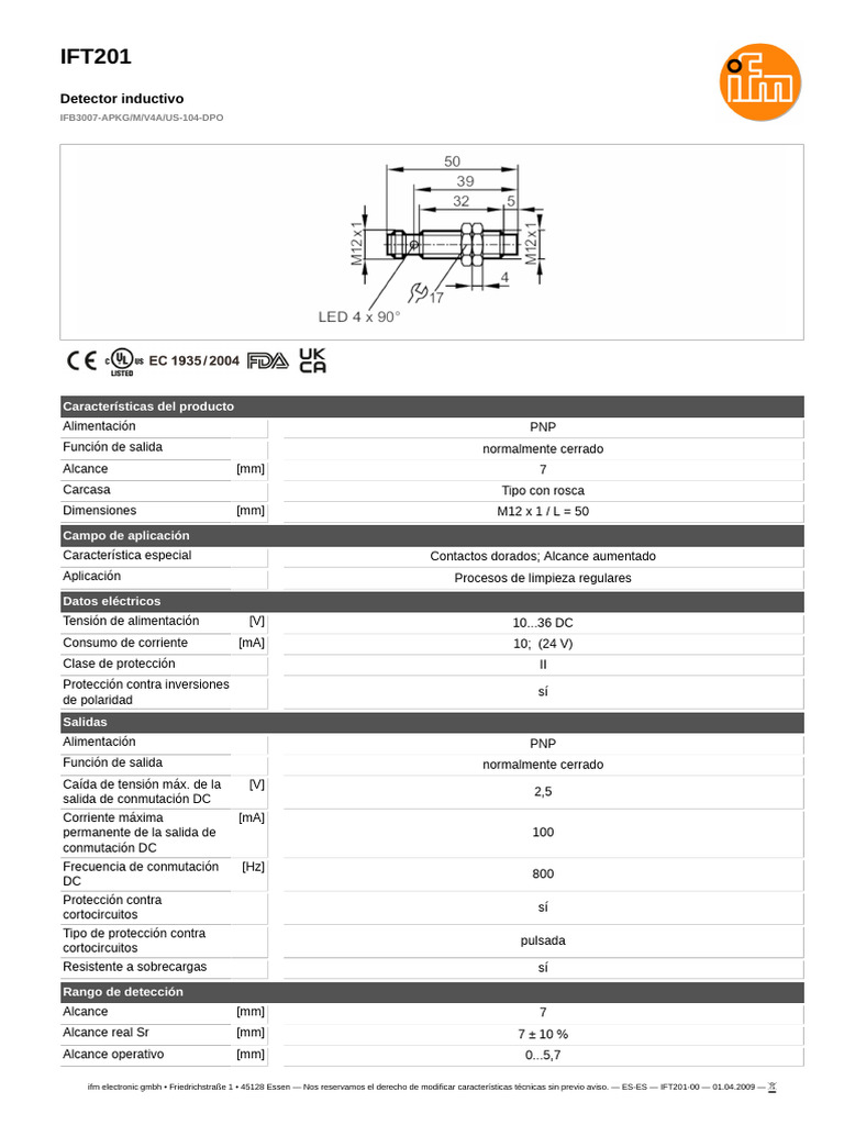 Ift201 00 - Es Es | PDF | Conector eléctrico | Ingenieria Eléctrica
