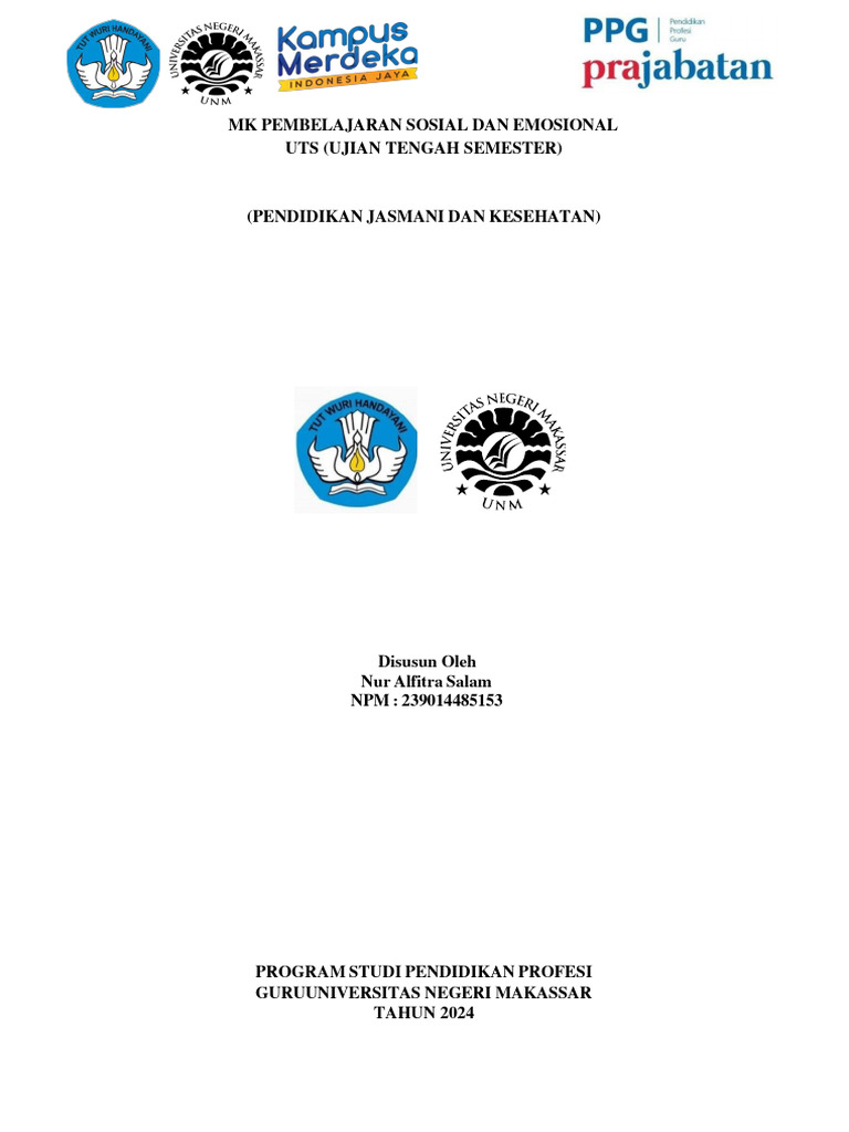 UTS MODUL AJAR PSE | PDF