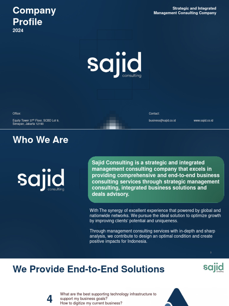 Sajid Consulting Company Profile - 2024 (1) | Download Free PDF ...