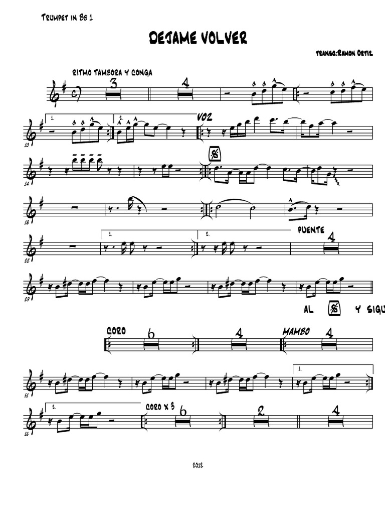 Fernando Villalona - Dejame Volver | PDF