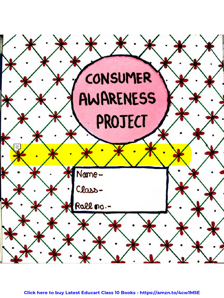 Class 10 Project On Consumer Awareness 1 | PDF
