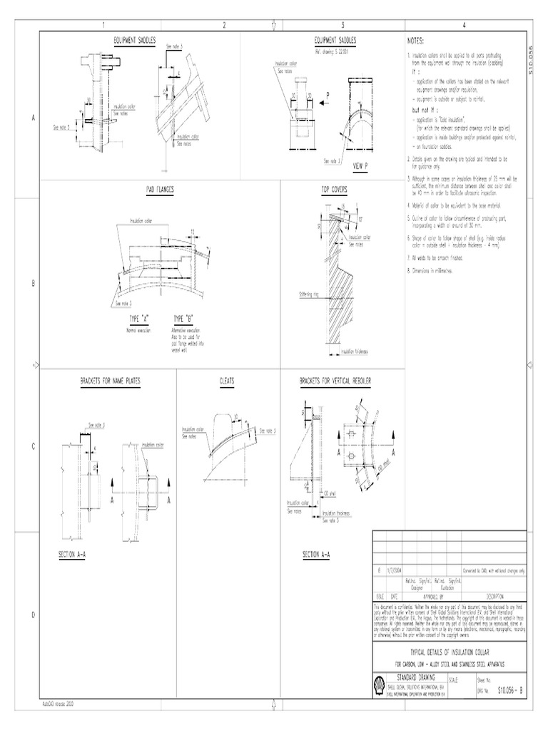 Typical Details of Insulation Collar For Carbon, Low-Alloy S | PDF
