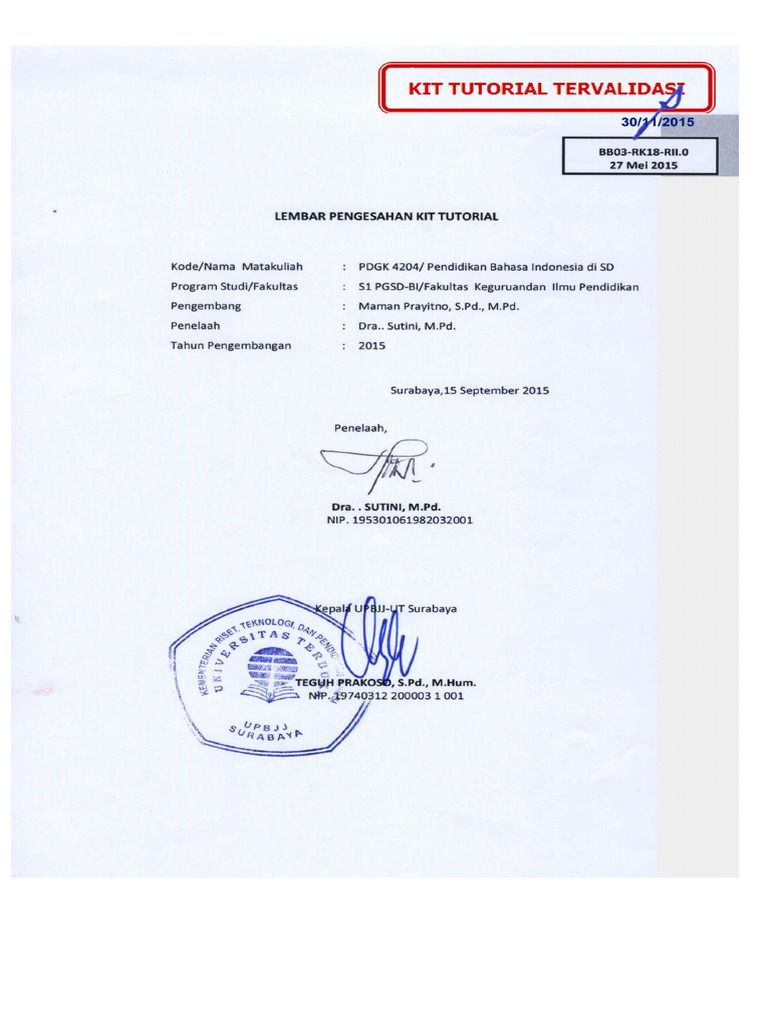 Rat Sat PDGK 4204 | PDF