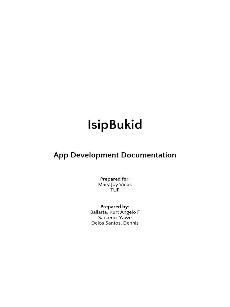 APP Development Documentation | PDF | Psychotherapy | Ios