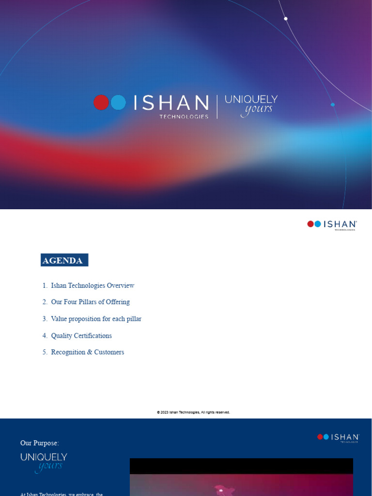 Ishan Corporate Presentation | PDF | Cloud Computing | Security