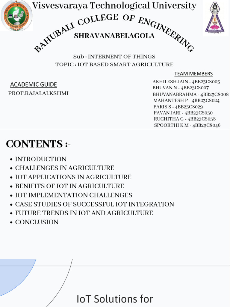 Iot Based Smart Agriculture 1 Pdf Internet Of Things Agriculture