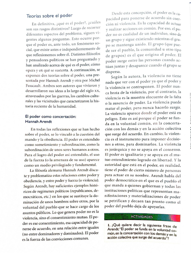 Teorias Del Poder | PDF