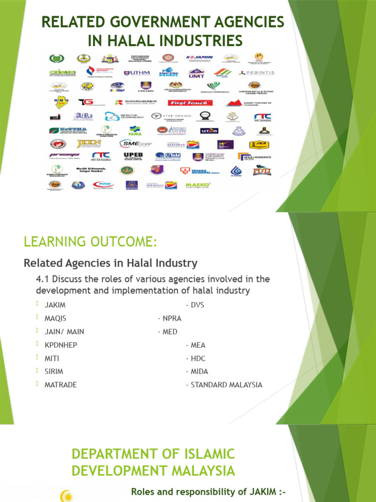 Chapter 4a - Related Agencies in Halal Industry | PDF | Food Safety