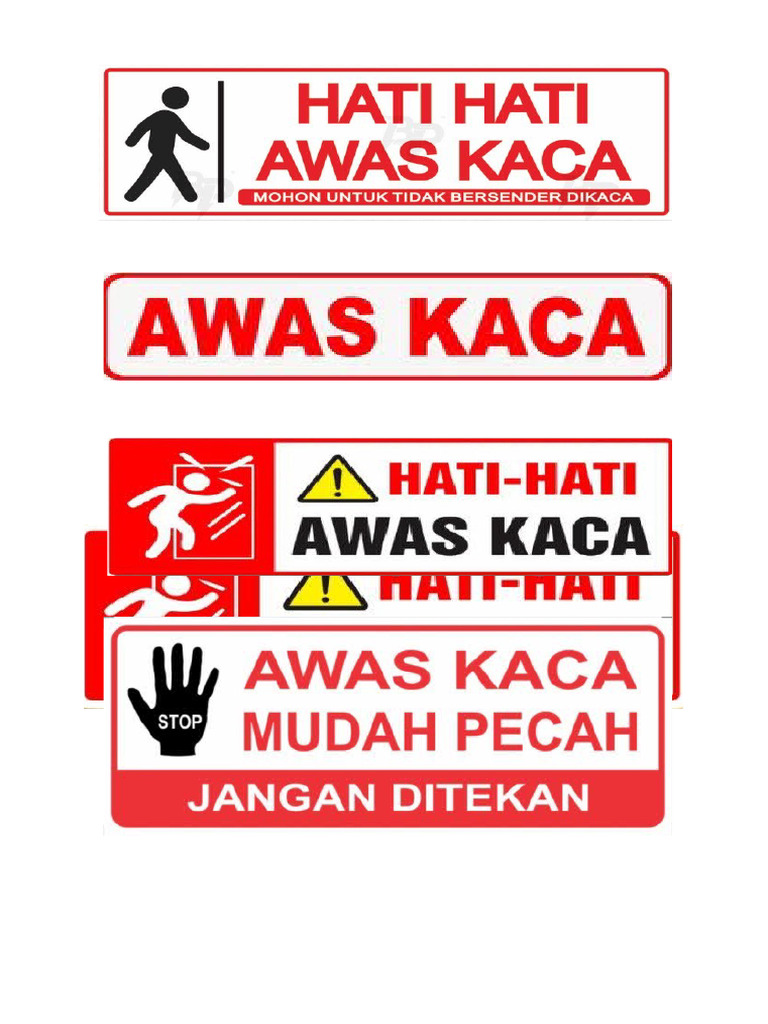 AWAS KACA | PDF