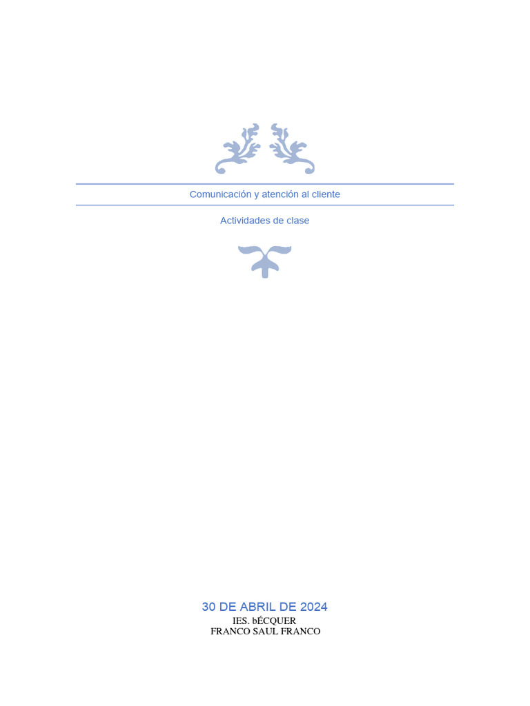 Act Comu 3T2 | PDF | Calidad (comercial) | Business