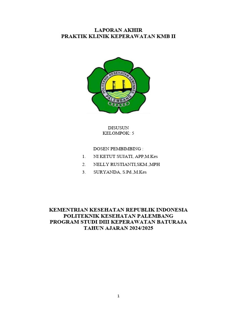 Kelompok 5 PKK Rsi KMB II | PDF