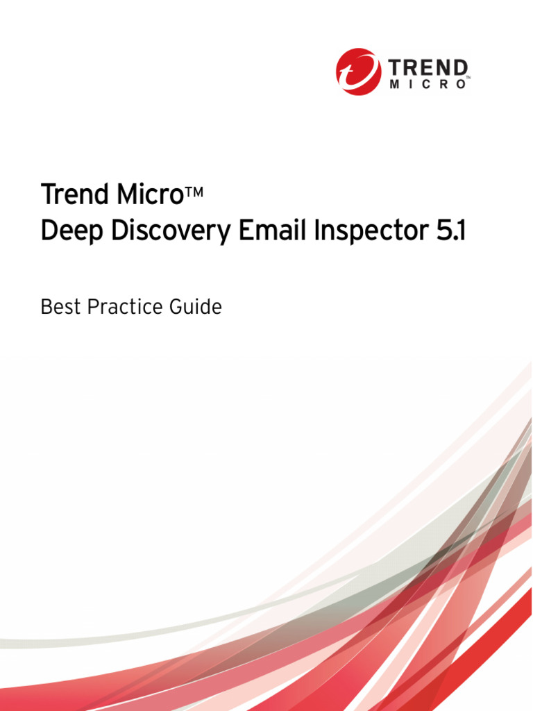 Deep Discovery Email Inspector 5.1 Best Practice Guide | PDF | Email ...