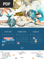 HSE Calendar 2026 Overview | PDF | Medicine | Human Diseases And Disorders