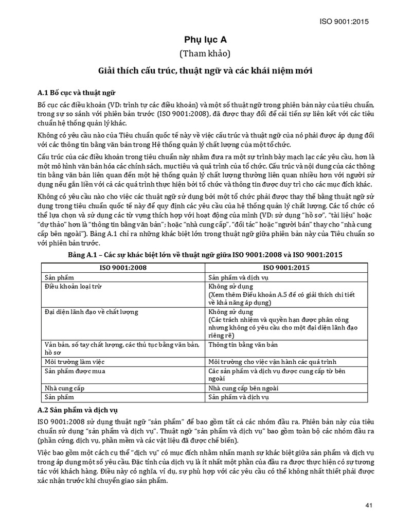Tieu Chuan ISO 9001 2015 Tieng Viet GOODVN 41 54 | PDF