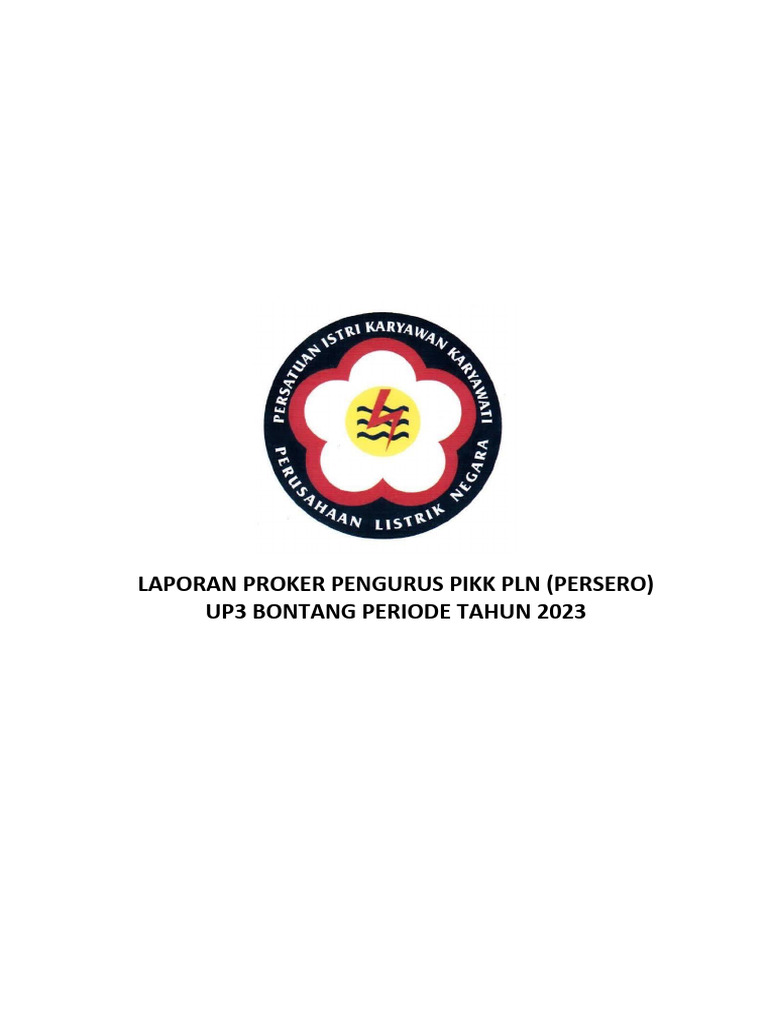 Laporan Proker Pengurus Pikk Periode Tahun 2023 | PDF