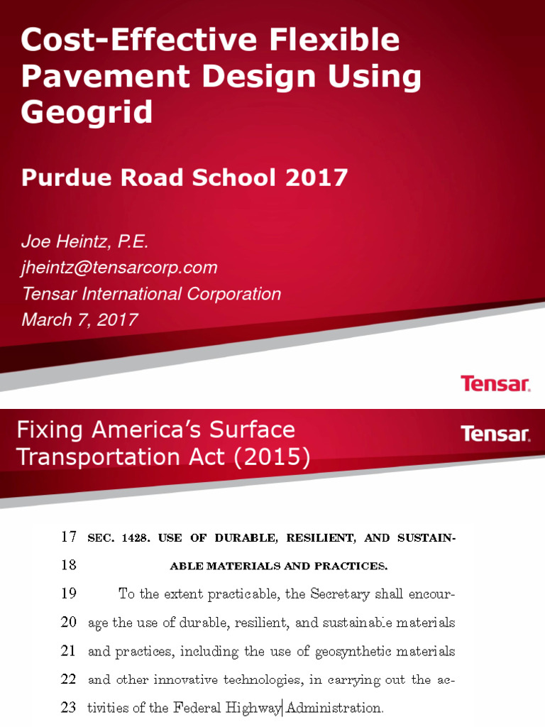 Cost-Effective Flexible Pavement Design Using Geogrid | PDF | Road Surface | Physical Sciences
